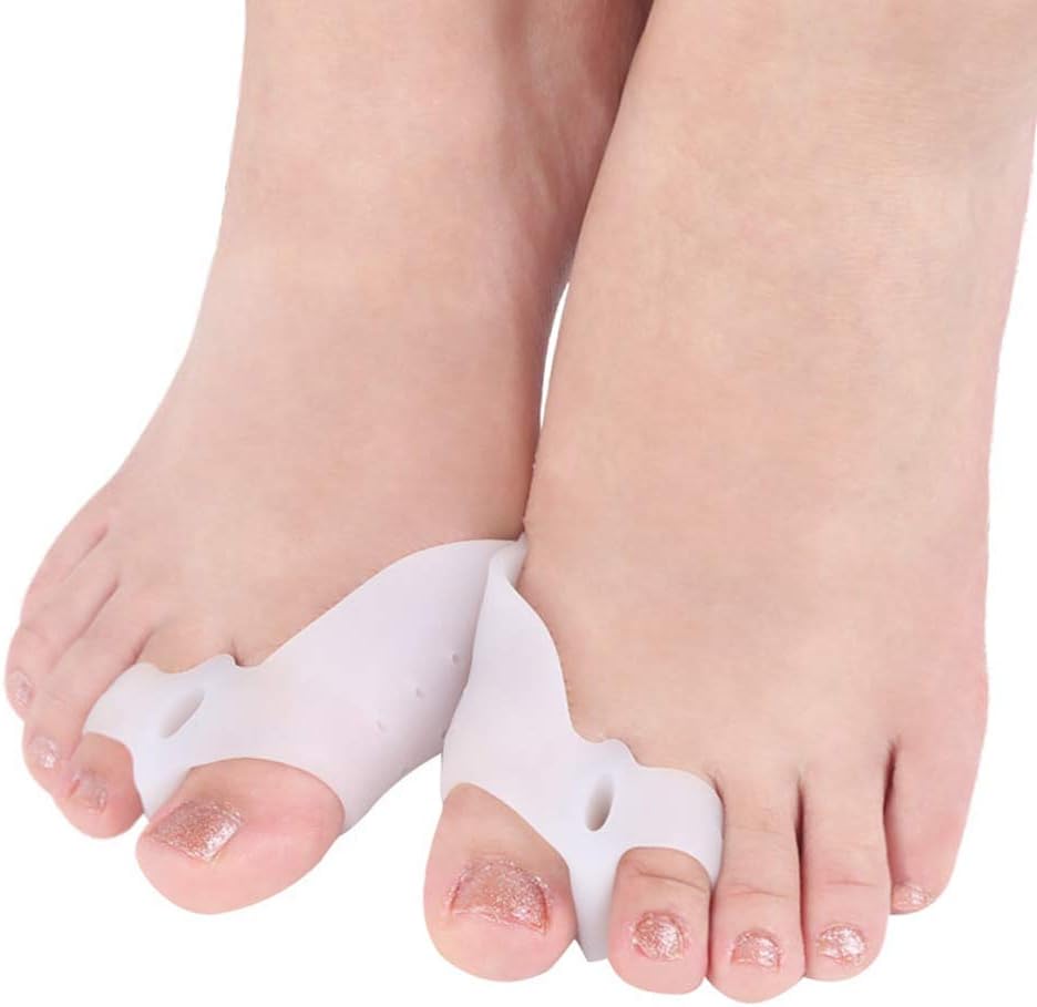 2 Pairs Gel Big Toe Bunion Guards & Toe Spreaders, Bunion Pads, Bunion ...