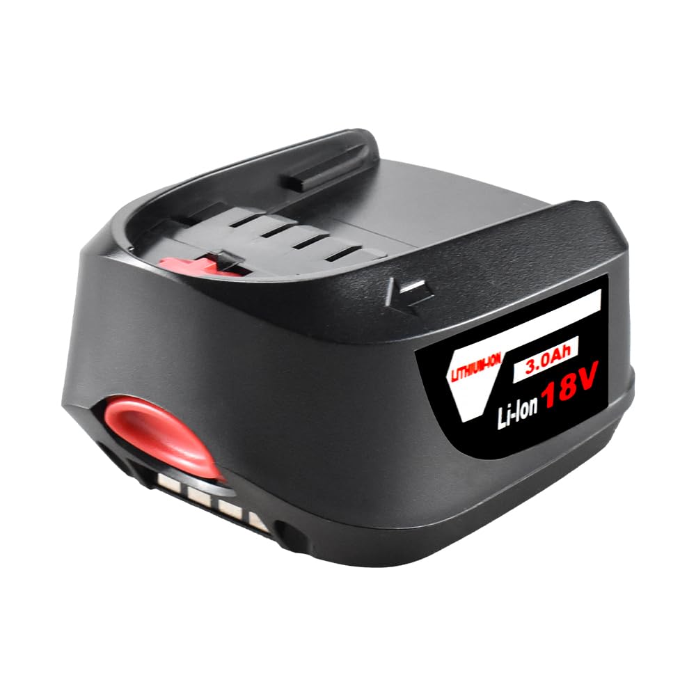 18V 3.0Ah Lithium-Ion Replacement Battery for Bosch PBA 18V, Compatible ...