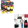 Amazon.com: Nicpro 14 Colors Large Bulk Acrylic Paint Set (16.9 oz,500 ...