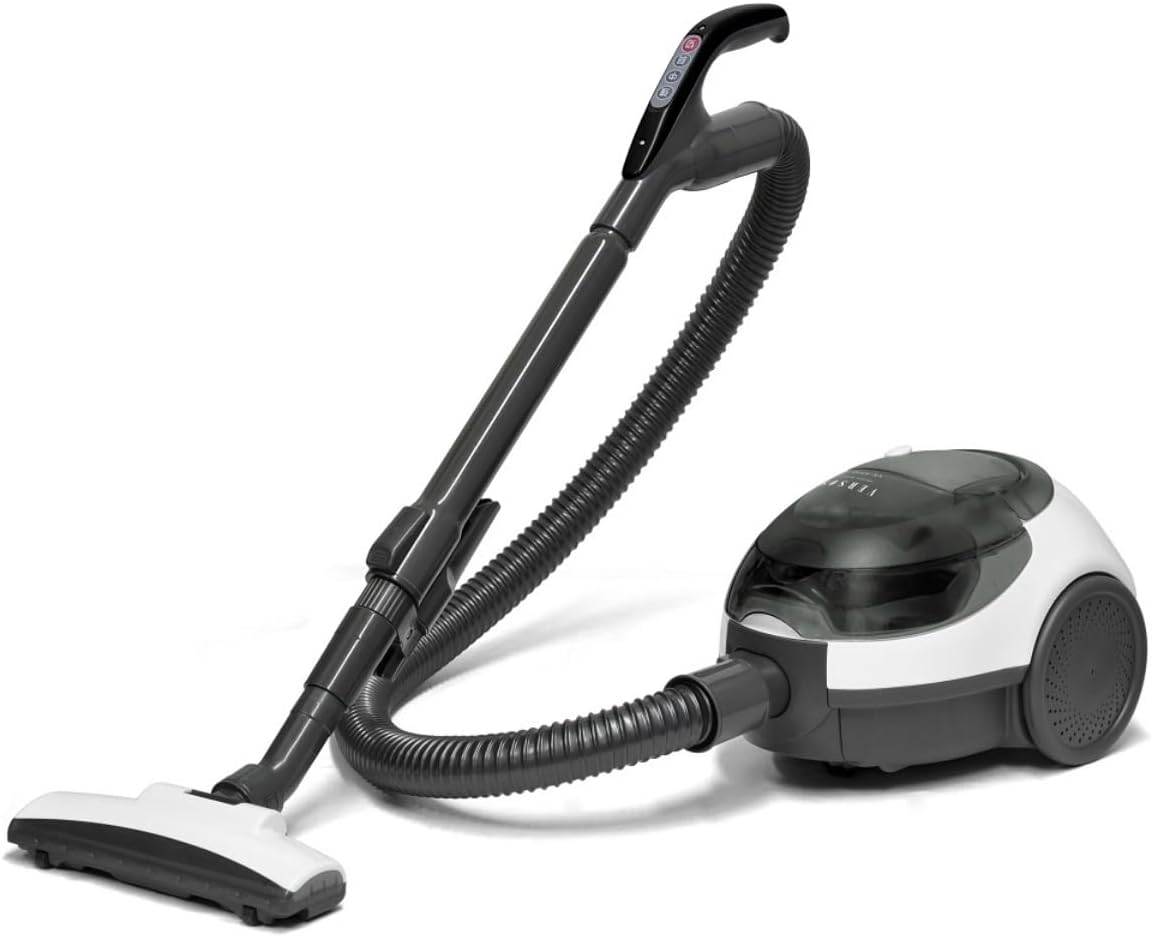 Amazon | [山善] 掃除機 サイクロン クリーナー キャニスター掃除機 コード式 軽量 コンパクト すき間ノズル ブラシノズル 伸縮 ...