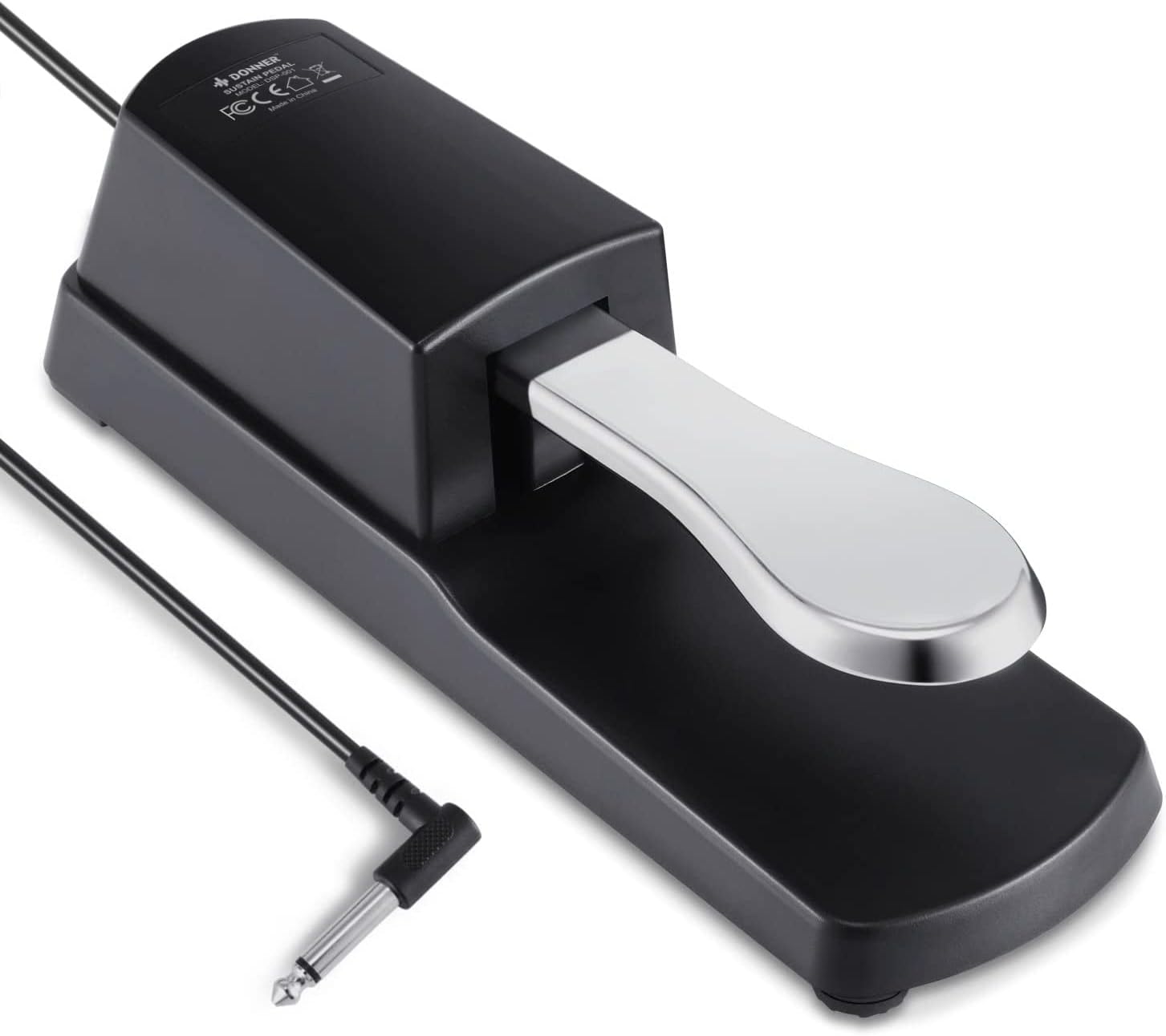 Donner Piano Sustain Pedal, Keyboard Sustain Pedal for Digital Piano ...