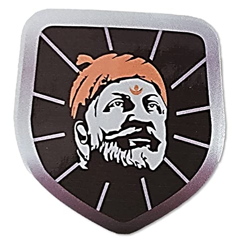 UNIq Shivaji Maharaj Vinyl Sticker Glossy Sticker for Car Bike Laptop ...