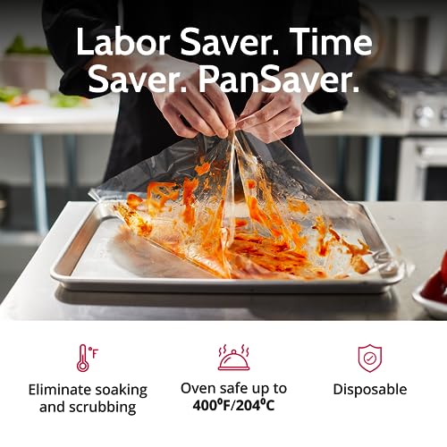 Snapklik.com : PanSaver Hotel Clear Round Pan Liners For Easy Clean Up ...