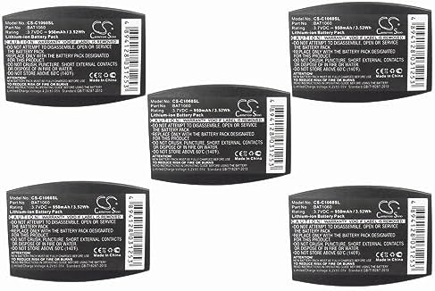 Amazon.com: (5 Pack) XSP Battery for 3M C1060 C1060 Wireless Intercom ...