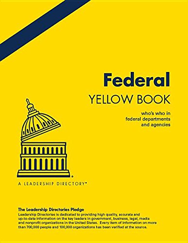 Federal Yellow Book: Fall 2015: Leadership Directories: 9780872892255 ...