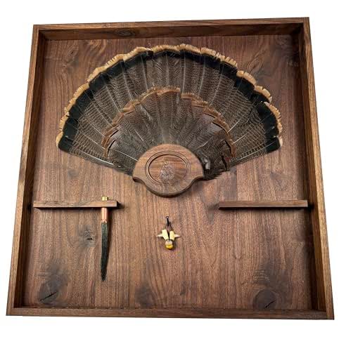 Amazon.com: Turkey Barnwood Shadowbox Display For Tail, Beards, and ...