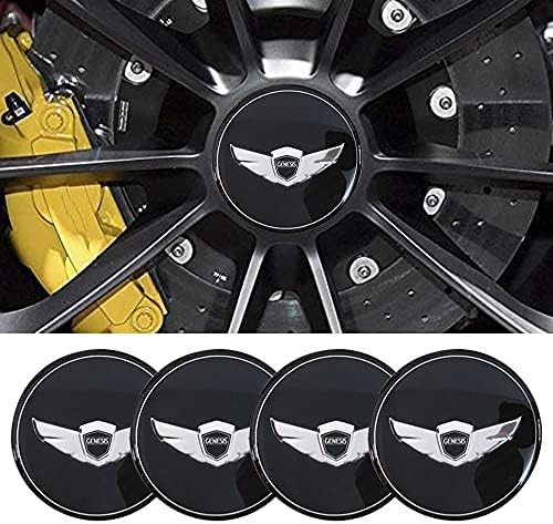 Amazon.com: HYUNDAI Genesis Sedan Wing Center Caps (Set of 4) for 14 ...