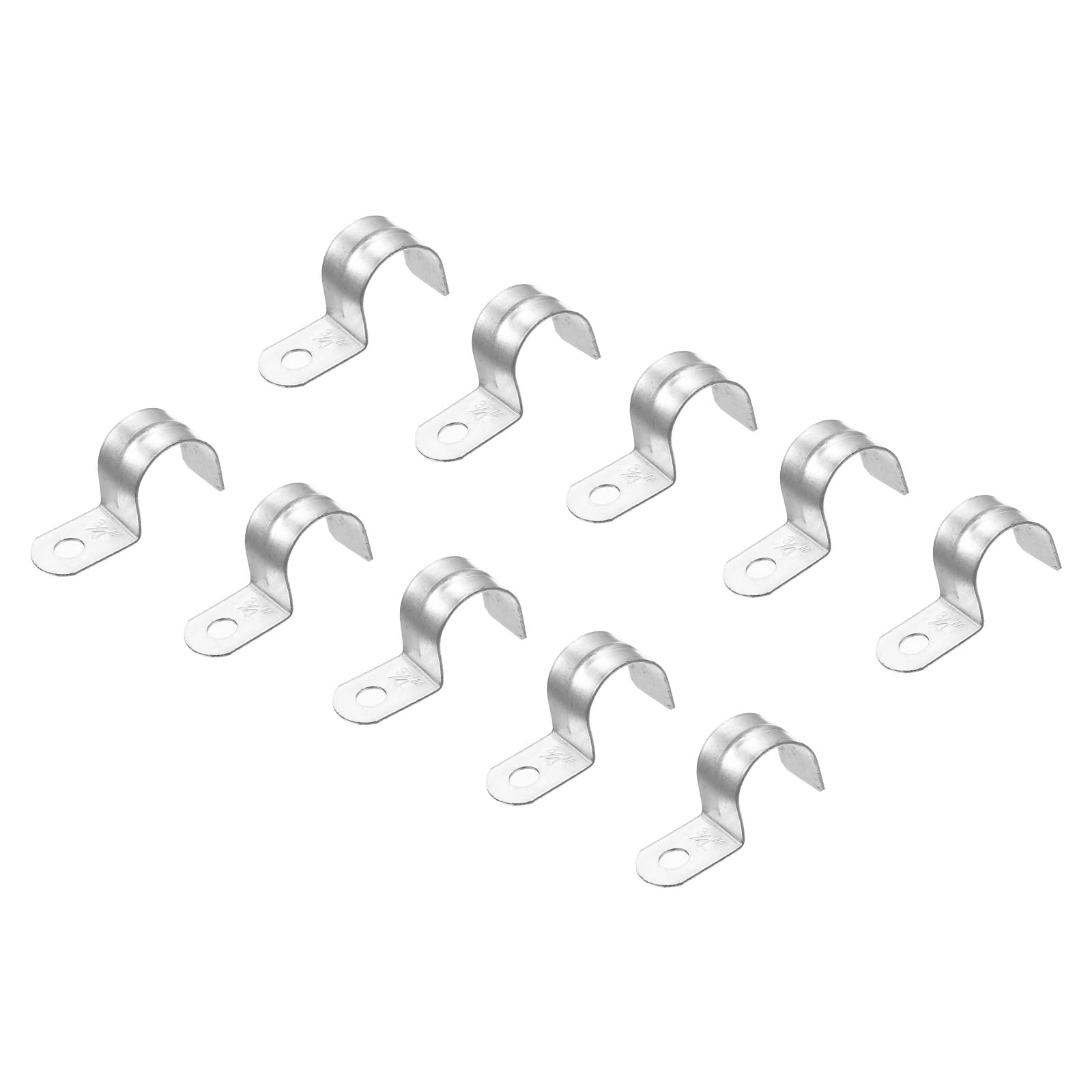 uxcell 1 Hole Pipe Strap, 24pcs 1" Carbon Steel EMT Conduit Clamp ...