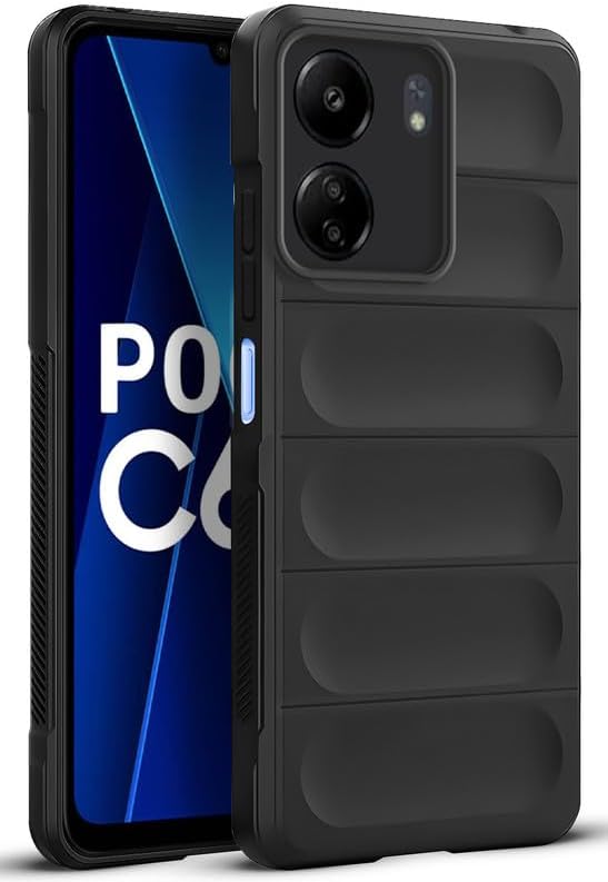 Mr. Case Silicone Back Cover Case for Poco C65 5G | Comfort Grip Soft ...