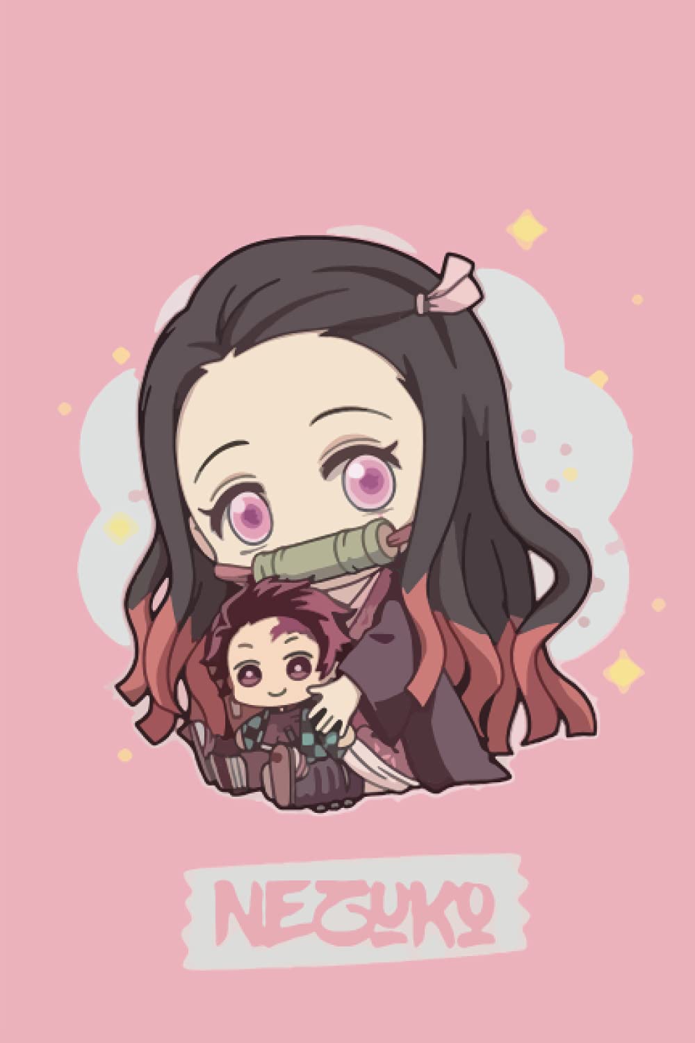 Buy : Cute Anime Journal | Demon Slayer Tanjiro and Nezuko | Diary ...