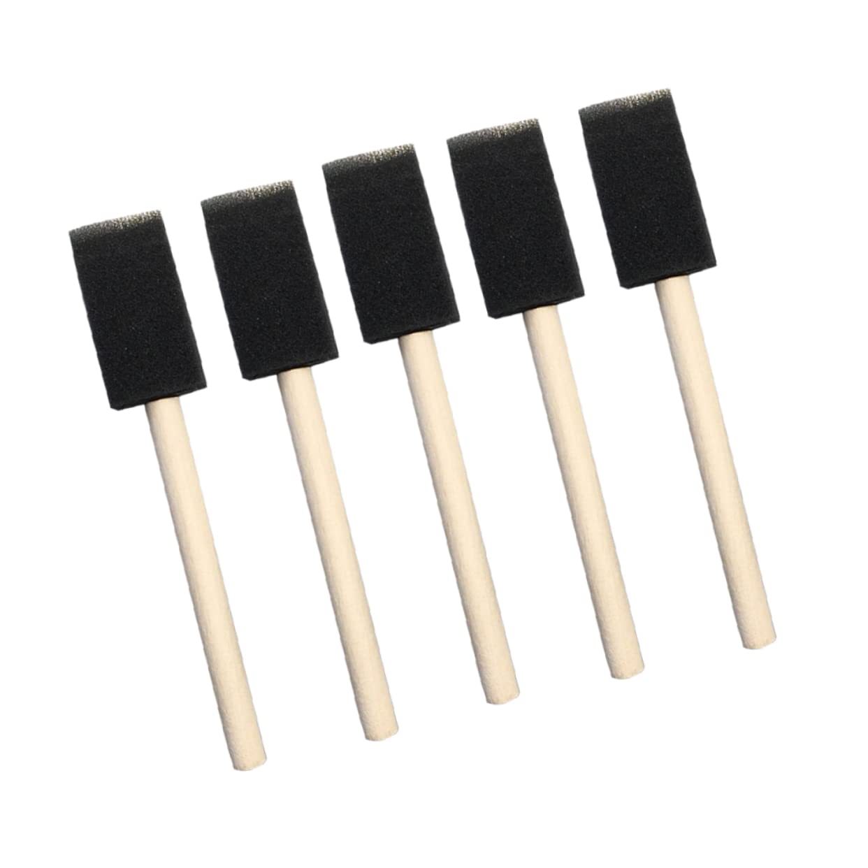 Amazon | NUOLUX 24個 1 ペイントブラシ 四角 ペイント ブラシ スポンジブラシ 竹 | 筆・ブラシ 通販