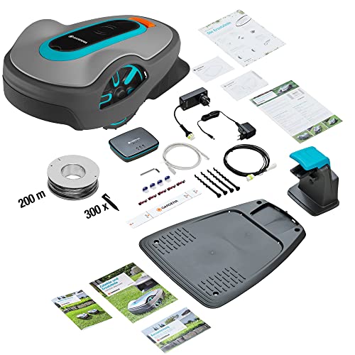 Gardena Robot lawnmower Smart Sileno Life 1000 m² set: innovative LONA ...