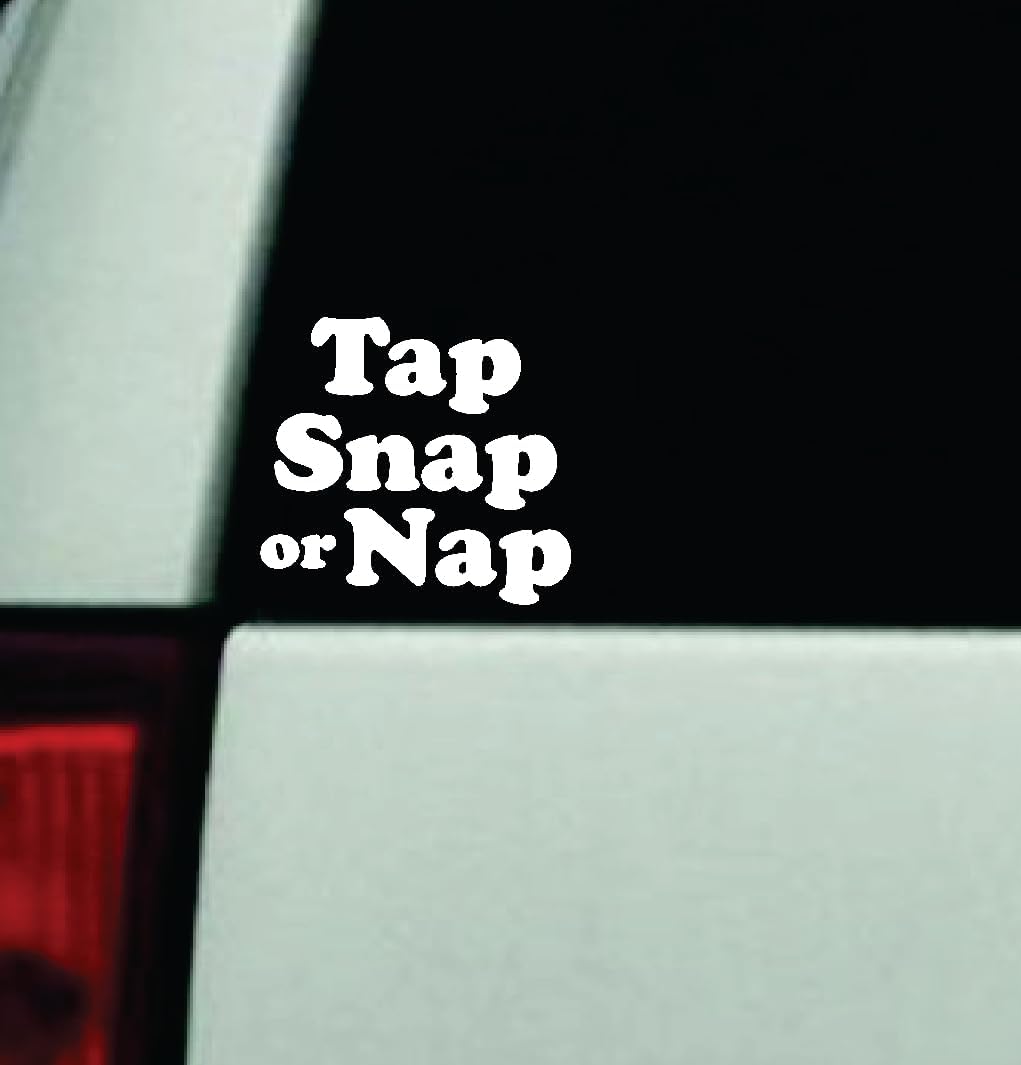 Amazon.com - Tap Snap or Nap Jiu Jitsu Wall Car Decal Truck Window ...