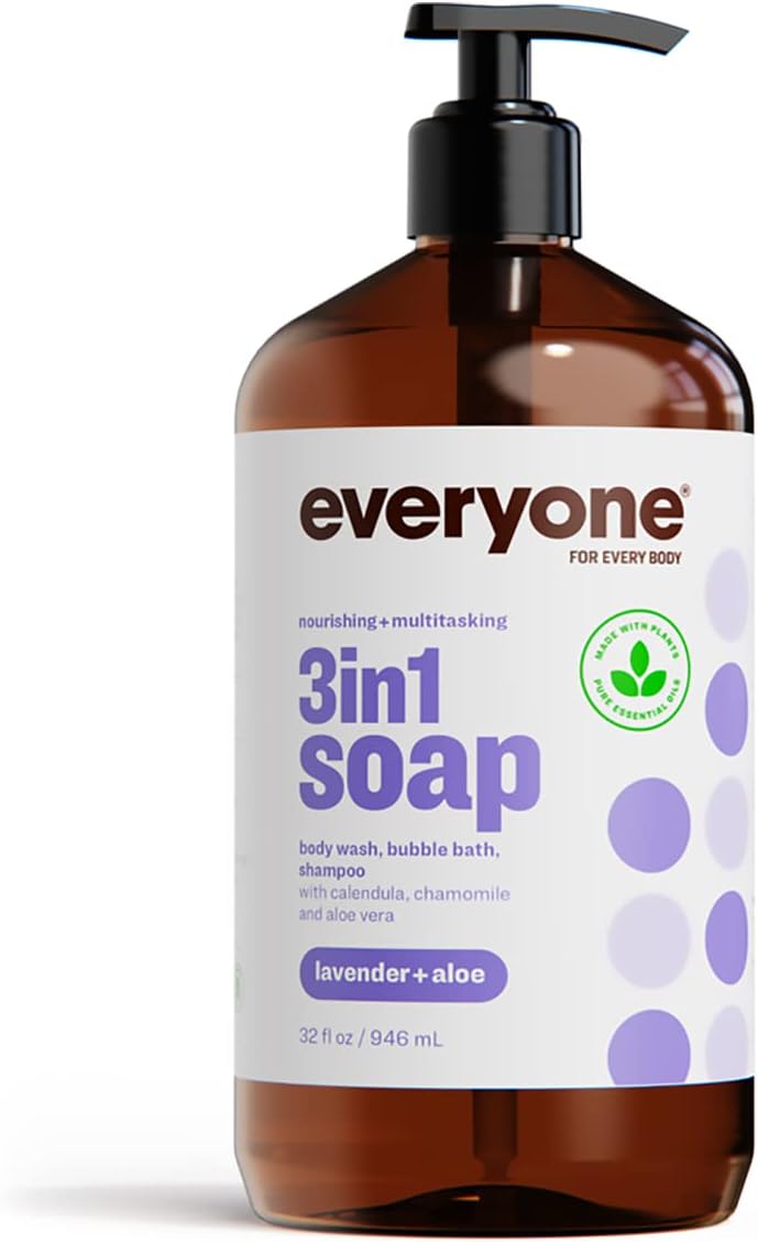 Amazon.com : Everyone for every body Soap, Lavender & Aloe - 32 Ounce ...