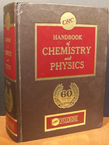 CRC Handbook of Chemistry and Physics 60th Edition: Amazon.co.uk: Books