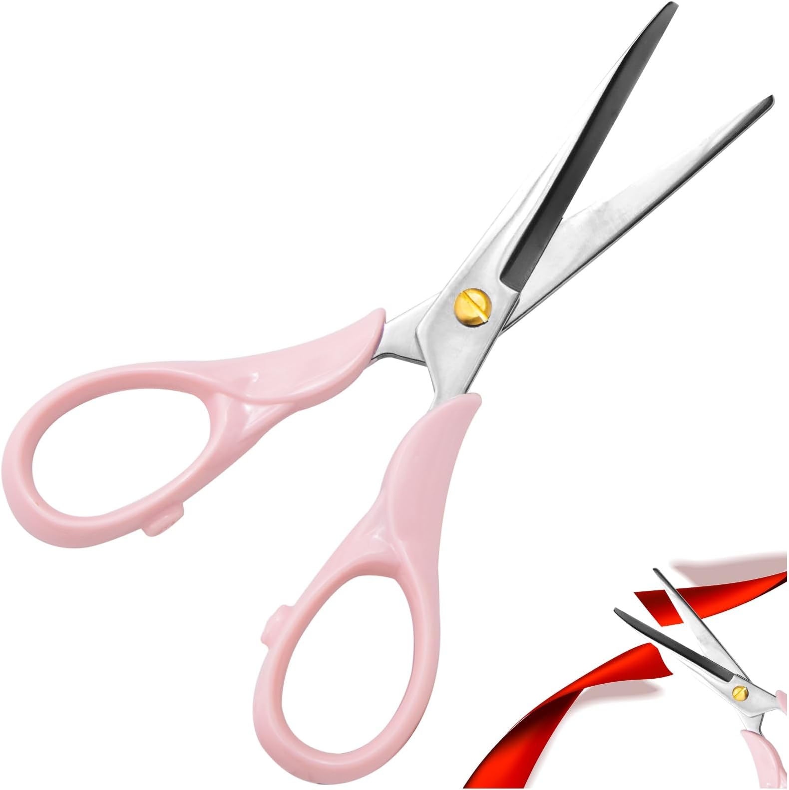 Amazon.com: Plus Scissors SC-175SF Fit Cut Curved Fluorine Coated ...