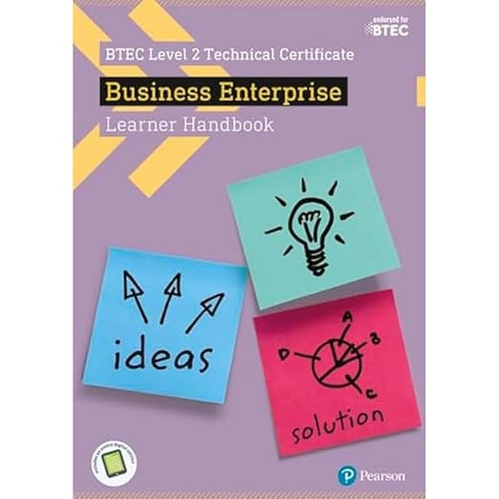 BTEC Level 2 Certificate in Business Enterprise Learner Handbook with ...