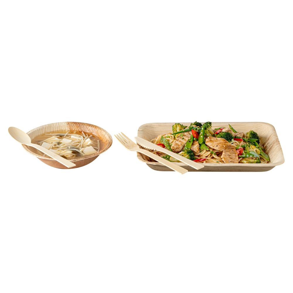 Amazon.com: Restaurantware Bambuddha 7 Inch Bamboo Utensil Sets 24 ...
