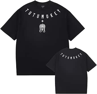 TUTUMOKEY Mens Short Sleeve Oversize Original Graphic T-Shirt Summer Streetwear Hip Hop Tee Tops ...