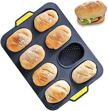 RoseFlower Silicone Bread Tin for Baking, Non-Stick Loaf Tin Silicone ...