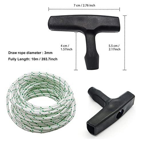 Lawnmower Start Rope, Lawn Mower Recoil Starter Rope, Pull Rope ...