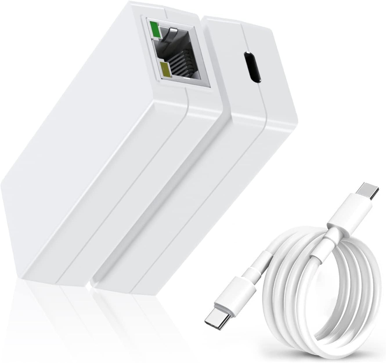 DSLRKIT Active PoE Splitter 48V to 5V 5.2V 2.4A USB TYPE A Female 802 ...