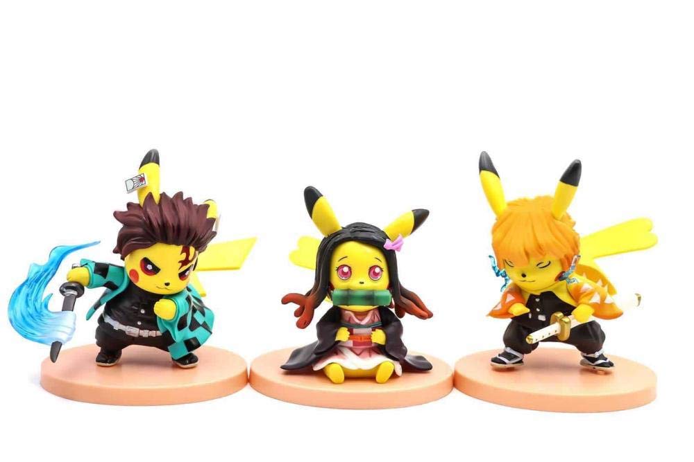 Buy CHOCHO ssNew Demon Slayer: Pikachu, Tanjiro, Tanjiro, Nidouko, My ...