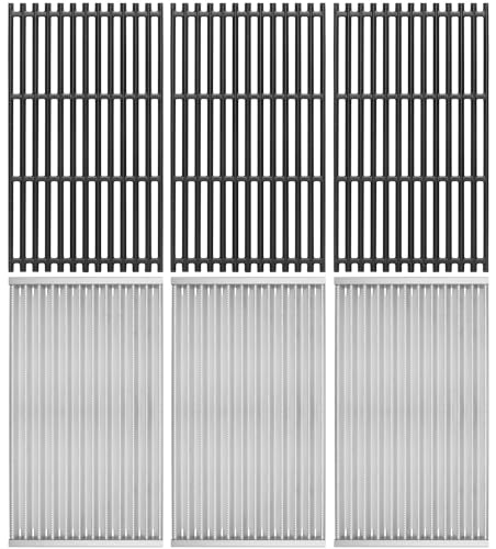 TAILGRILLER Cast Iron Grill Grates & Emitter Plates for Charbroil ...