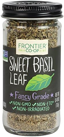Amazon.com : Frontier Sweet Basil Leaf, 0.48 Ounce Bottle, Cut & Sifted ...
