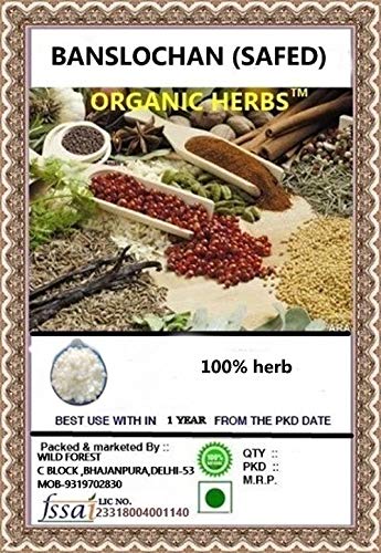 ORGANIC HERBS BANSLOCHAN 400 GM : Amazon.in: Health & Personal Care