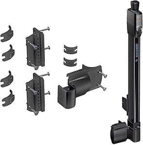 D&D Technologies ML3TPKA+ML3RPK MagnaLatch Top Pull Pool Gate Latch for Round Gate Frame and ...