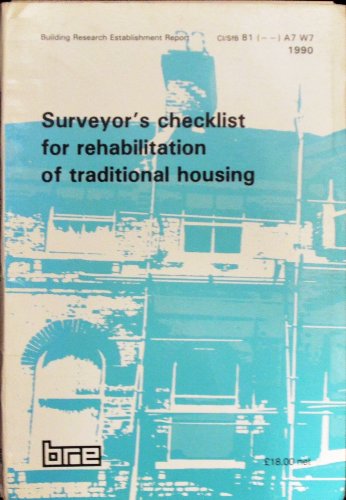 Surveyor's Checklist for Rehabilitation of Traditional Housing ...