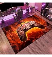 Amazon.com: Lacut Game Area Rug Teen Boys Carpet, 3D Gaming Rugs ...