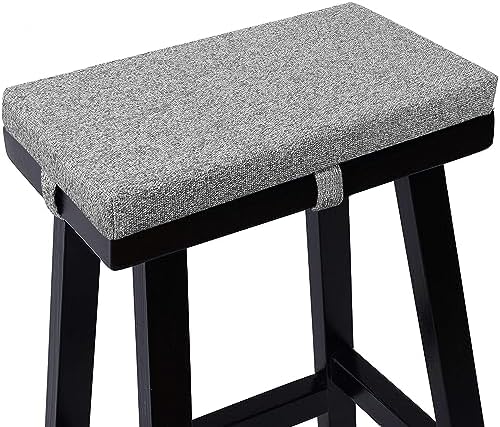 Amazon.com: Tromlycs Saddle Stool Cushion Rectangular Bar Stool Seat ...