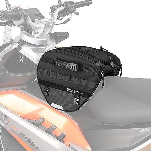 Rhinowalk Motorcycle Scooter Tunnel Bag Motorbike Tail Bag Rear Seat ...