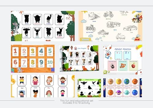 Velcro Busy Book Mega Bundle: Magical Busy Book for Toddlers | Skill ...