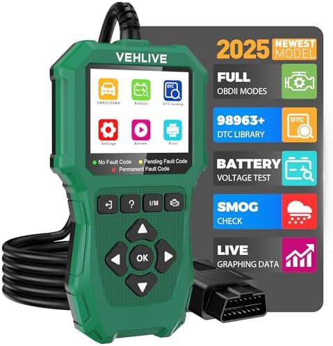 Motorcycle Scanner, Motorcycle Fault Code Reader with Voltage Test ...