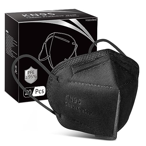 KN95 Face Mask 20 PCS,5 Layers Cup Dust Mask Against PM2.5 from Fire ...