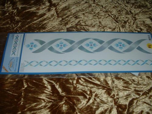 Amazon.com: Double Braid Stencil - Blue Laser Stencil: Prints: Posters ...