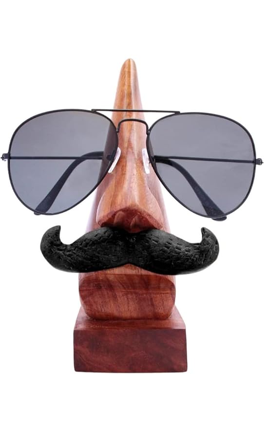 A One HANDICRAFTS Wooden Specs Stand Showpiece : Amazon.in: Home & Kitchen