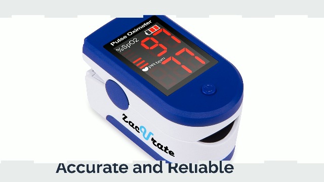 Watch Zacurate 500CL Fingertip Pulse Oximeter on Amazon Live
