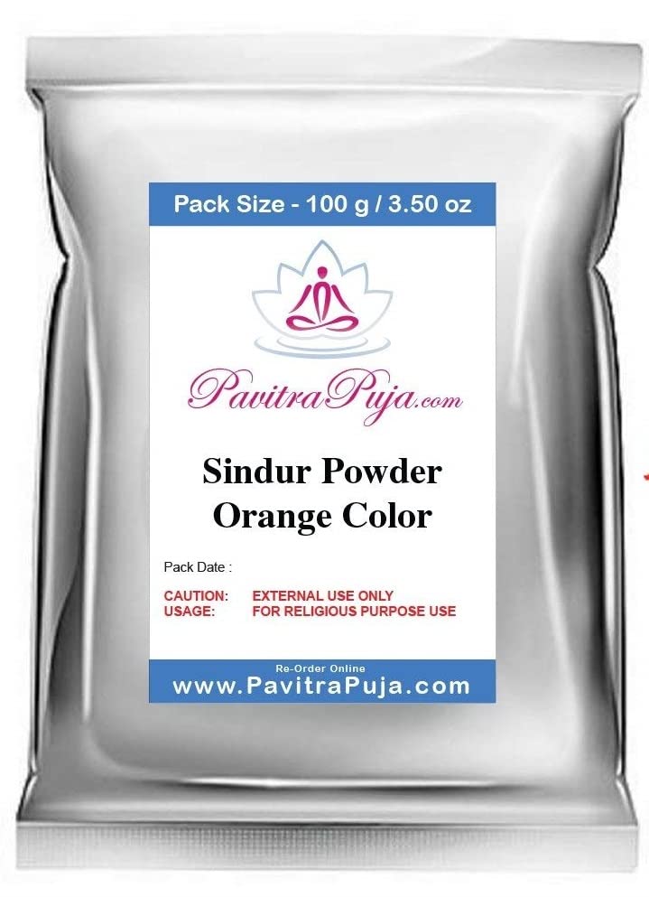Buy Pavitra Puja Orange Sindoor Hanuman Sindhur for Holy Spiritual ...