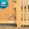 Amazon.com: 36" Cane Bolt Heavy Duty Drop Rod Gate Stopper Hardware ...