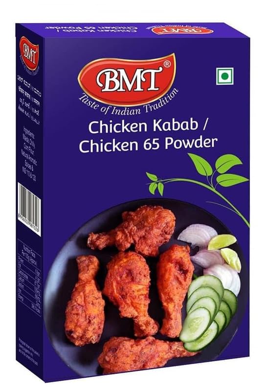 BMT Chicken 65 Kabab Powder Box Packing, 100g, Natural with No Added ...