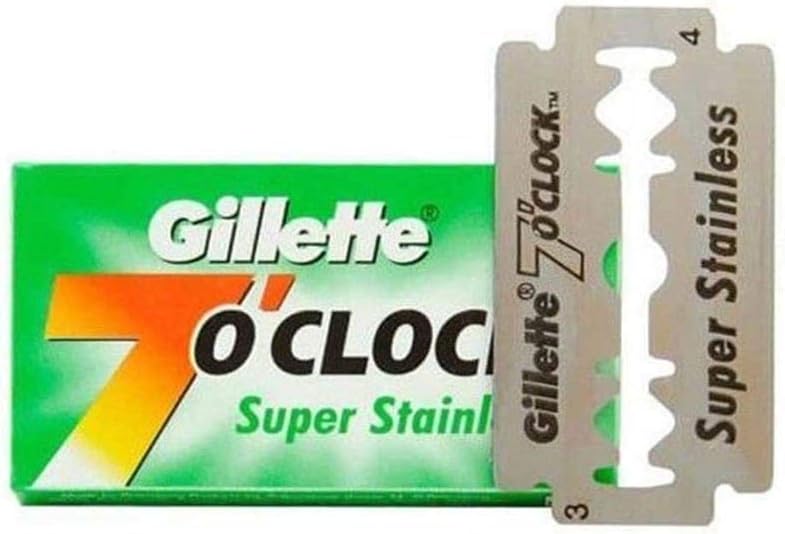 Amazon.com: King C. Gillette Double Edge Safety Razor Blades 10 count ...
