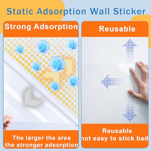 Snapklik.com : Electrostatic Wall Protective Film, Clear Wall Protector ...