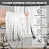 Amazon.com: 13Yard Shower Curtain Weights Tape, Drapery Weight Rope ...