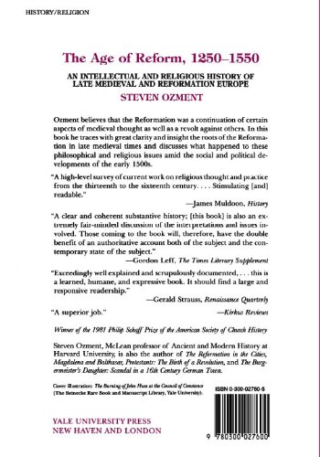 Amazon.co.jp: The Age of Reform 1250-1550: An Intellectual and ...