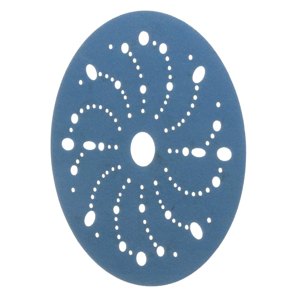 Amazon.com: 3M AMAPR Hookit 3M Blue Abrasive Discs 36180, Multi-Hole ...