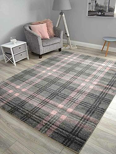 SrS Rugs® Glendale Classic Collection Tartan Rug, 8 Colours, 5 Sizes ...
